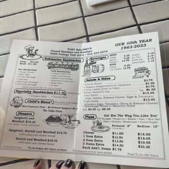 TONY BALONEY’S SUBMARINE SHOPS - Updated December 2025 - 160 Photos ...