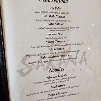 SAKANA GRILL - Updated October 2025 - 269 Photos & 84 Reviews - 1311 N ...