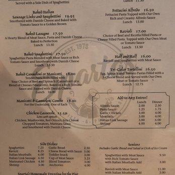 SPARTA’S PIZZA & PASTA HOUSE - BOTHELL - Updated February 2025 - 174 ...