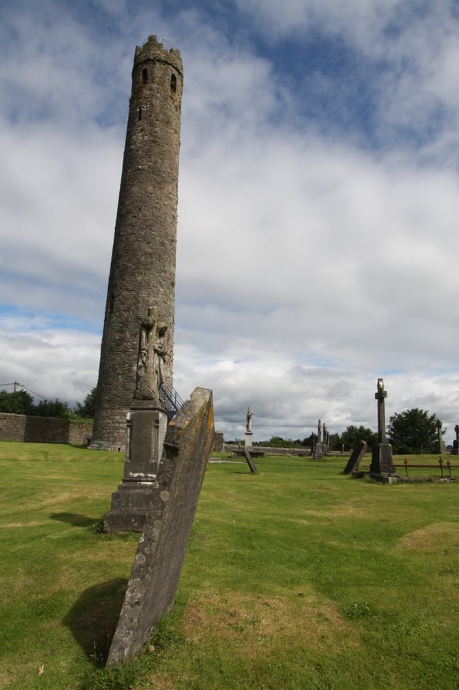 GAELIC TOWER - Saint Brigid Cathedral, Kildare, Republic of Ireland ...