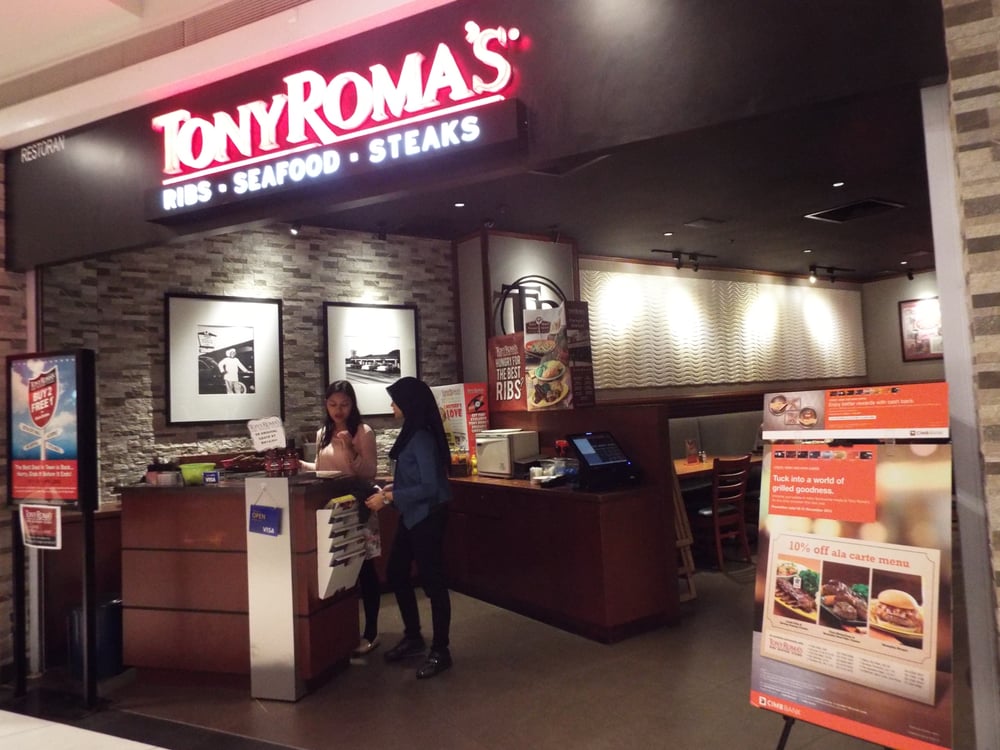 TONY ROMA’S - Updated December 2025 - KL Sentral, Kuala Lumpur ...