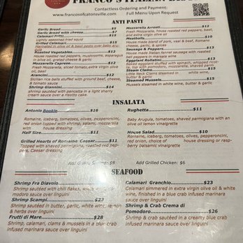Franco’s Italian Bistro - Trusted Since 2014 - Updated July 2025 - 134 ...