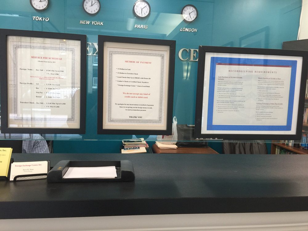 FOREIGN EXCHANGE CENTER - Updated May 2026 - 4550 Montgomery Ave ...