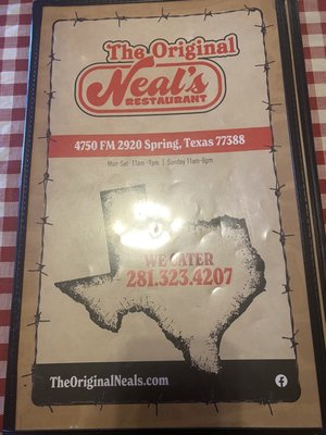THE ORIGINAL NEAL’S RESTAURANT - Updated October 2025 - 108 Photos & 88 ...