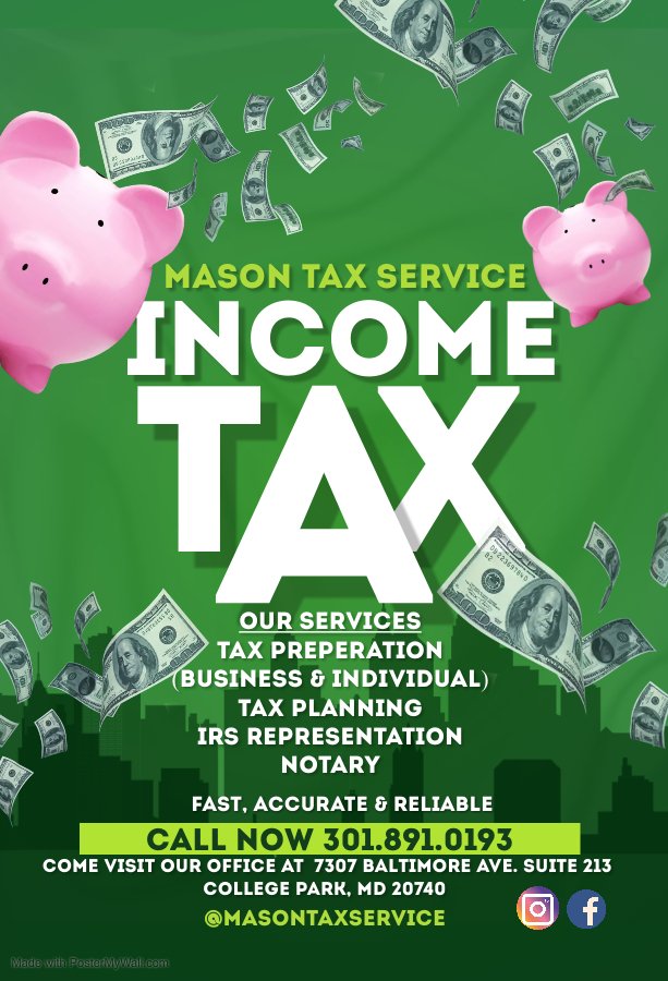MASON TAX SERVICE - Updated January 2026 - 10 Reviews - 7307 Baltimore ...