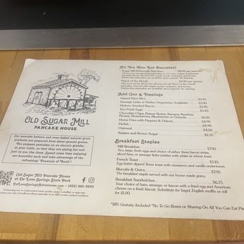 OLD SUGAR MILL PANCAKE HOUSE - Updated May 2025 - 876 Photos & 542 ...