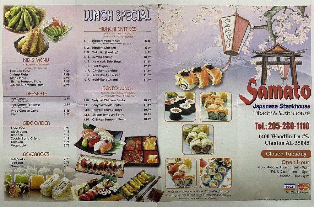 SAMATO JAPANESE STEAKHOUSE - Updated May 2025 - 12 Photos & 29 Reviews ...