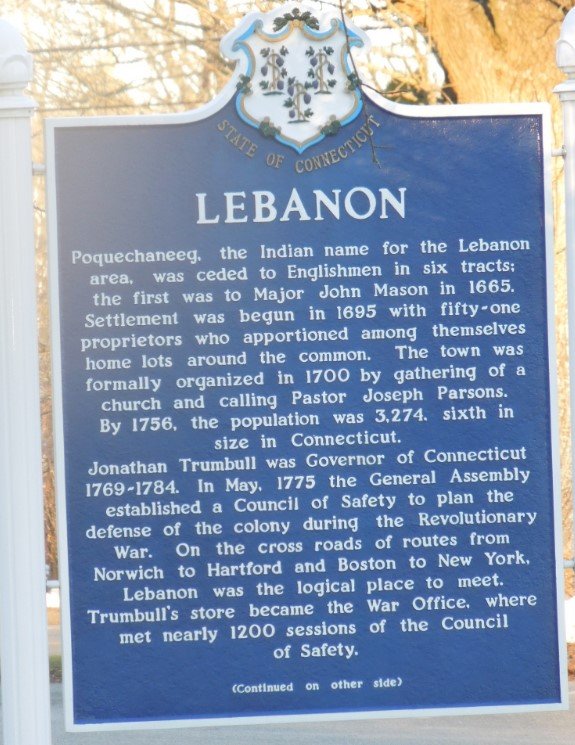 LEBANON HISTORICAL MARKER - Updated May 2024 - 579 Exeter Rd, Lebanon ...