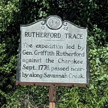 RUTHERFORD TRACE HISTORICAL MARKER - 4077 US-441, Sylva, North Carolina ...