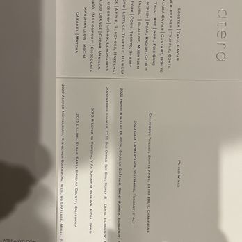 ATERA - Updated March 2025 - 2290 Photos & 366 Reviews - 77 Worth St ...