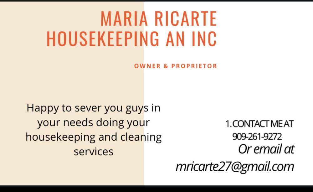 MARIA’HOUSEKEEPING - Request a Quote - Upland, California - Home ...