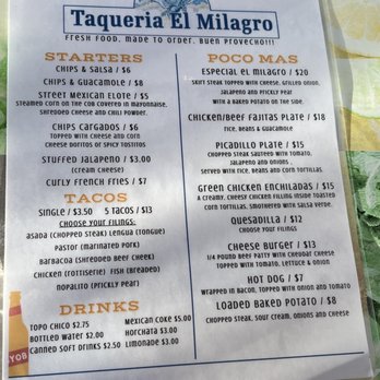 TAQUERIA EL MILAGRO - Updated March 2025 - 194 Photos & 133 Reviews ...