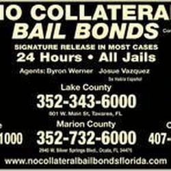 NO COLLATERAL BAIL BONDS - Bail Bondsmen - 2920 35th St, Orlando, FL ...