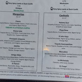 MEXCAL - 946 Photos & 485 Reviews - 516 S Virginia St, Reno, Nevada ...