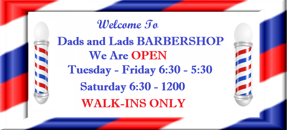 DADS AND LADS BARBER SHOP - Updated December 2025 - 158 Weldon Street ...
