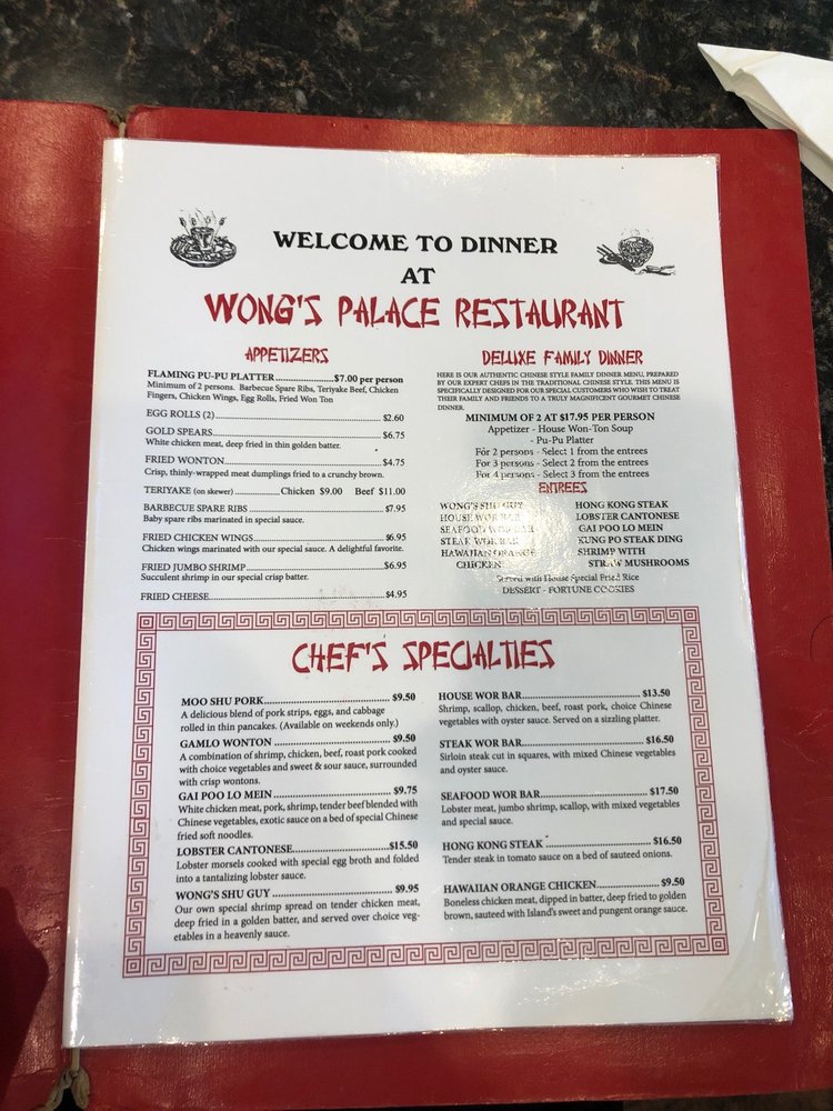 WONG’S PALACE RESTAURANT - 21 Photos & 49 Reviews - 903 Knight Ave ...