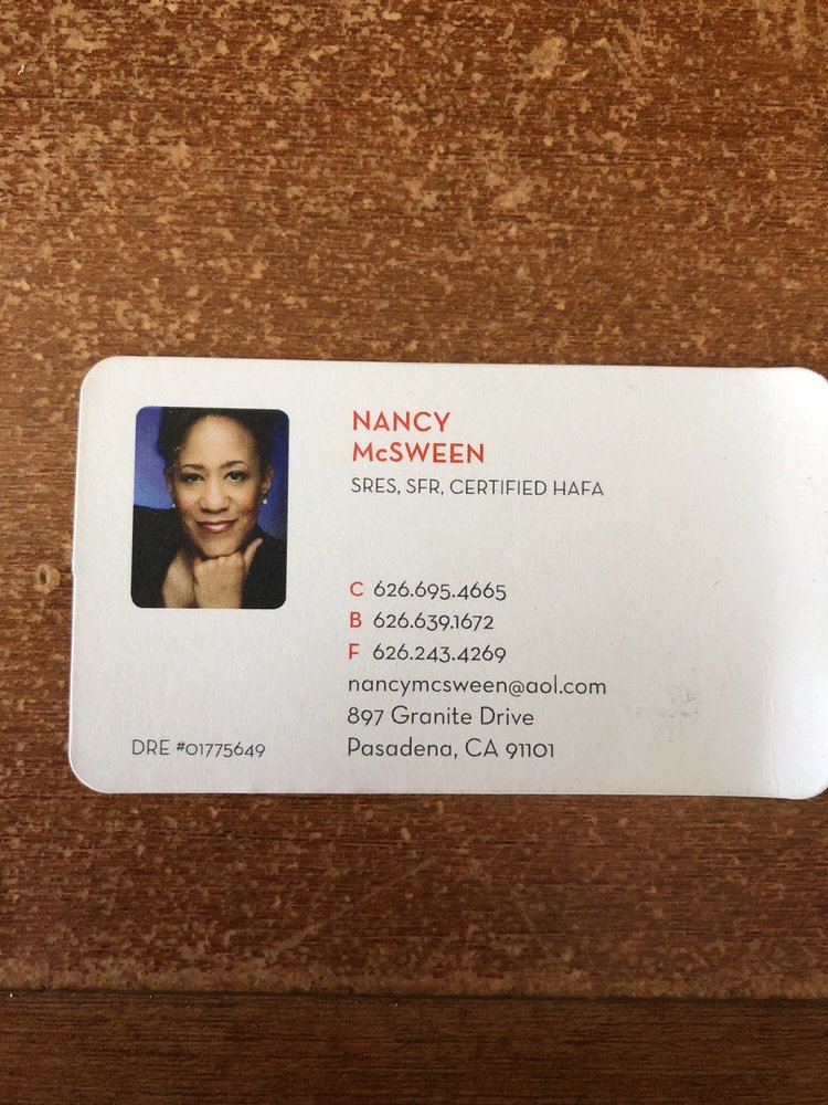 NANCY MCSWEEN - Updated July 2025 - 897 Granite Dr, Pasadena ...