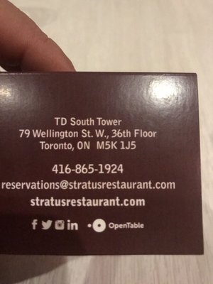 STRATUS RESTAURANT - Updated January 2026 - 79 Wellington Street W ...