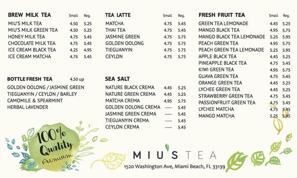MIU’S TEA - Updated May 2024 - 704 Photos & 410 Reviews - 1520 ...