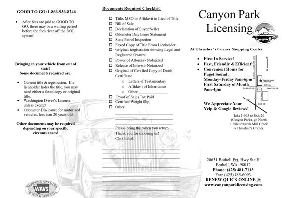 CANYON PARK LICENSING - Updated December 2025 - 48 Reviews - 20631 ...