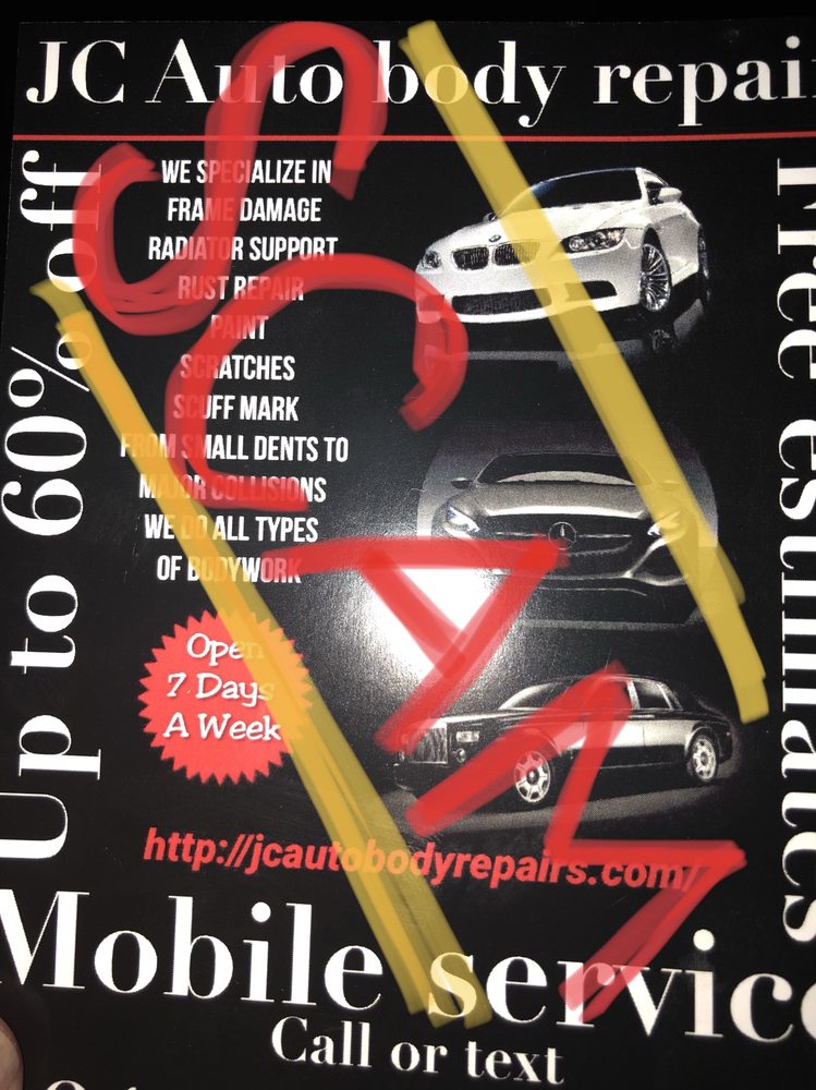 JC AUTO BODY REPAIR - Updated August 2025 - Tampa, Florida - Body Shops ...