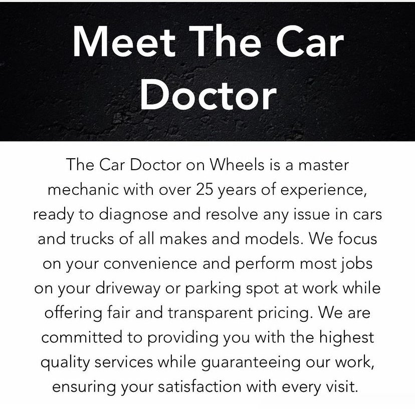 THE CAR DOCTOR ON WHEELS - Updated July 2025 - Orlando, Florida - Auto ...