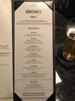 JONATHAN’S GRILLE - 133 Photos & 285 Reviews - 613 S Mt Juliet Rd ...