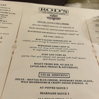 ROD’S STEAK AND SEAFOOD GRILLE - Updated July 2024 - 394 Photos & 391 ...