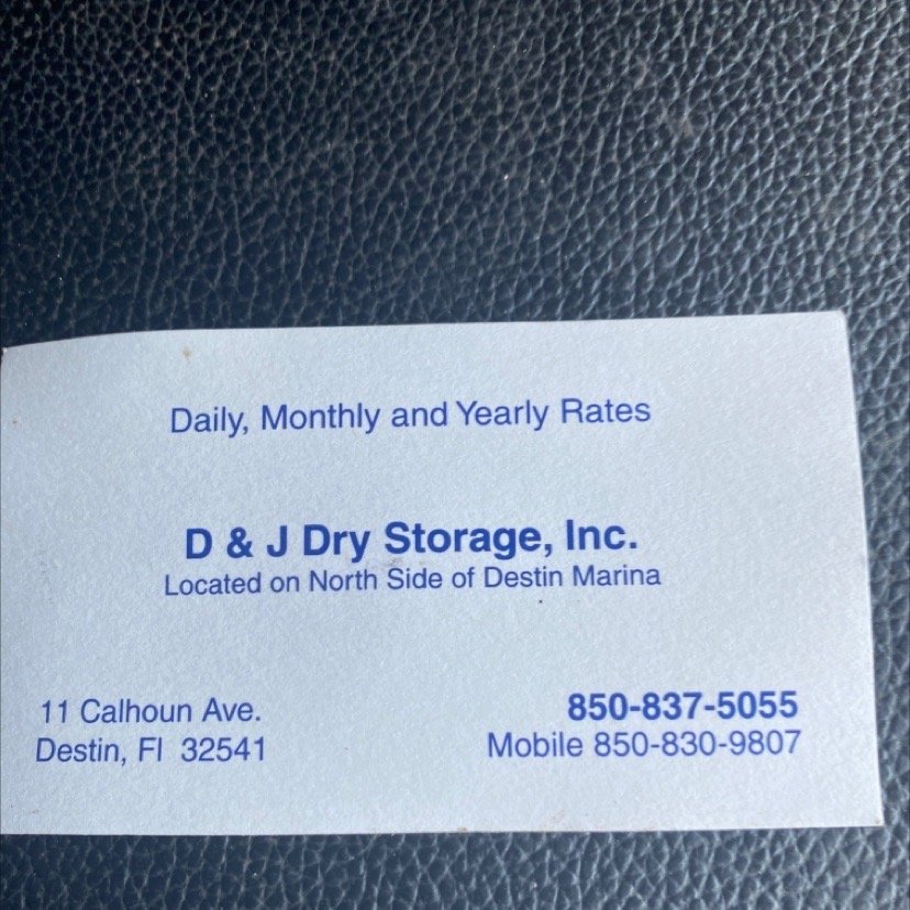 D & J DRY STORAGE - Updated August 2025 - 11 Calhoun Ave, Destin ...