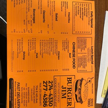 BURGER JIM’S - Updated January 2026 - 44 Photos & 45 Reviews - 704 E ...
