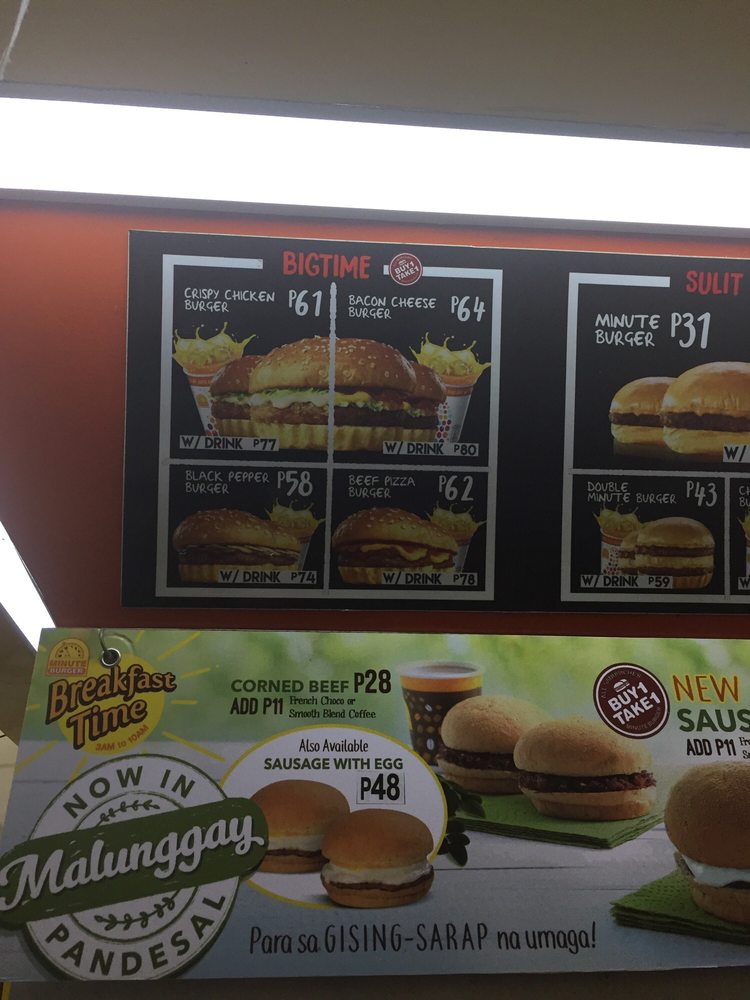 MINUTE BURGER - Updated May 2025 - Arnaldo Blvd., Roxas City, Capiz ...