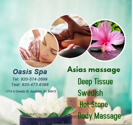 OASIS SPA - Updated December 2025 - 19 Photos - 1713 S Oneida St, Appleton, Wisconsin - Massage ...