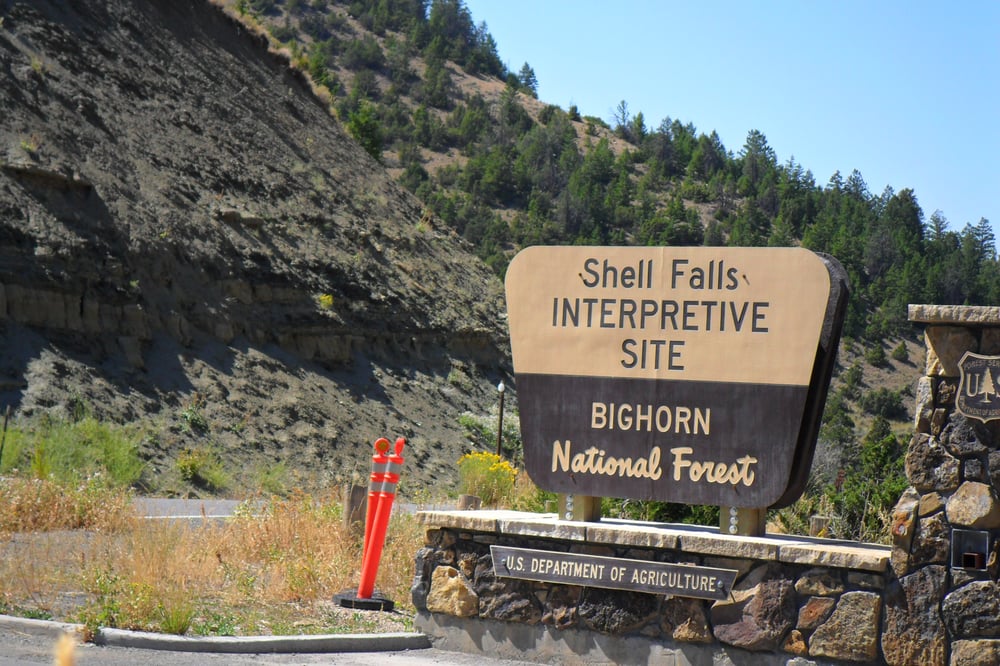 SHELL FALLS INTERPRETIVE SITE, BIGHORN NATIONAL FOREST - Updated ...