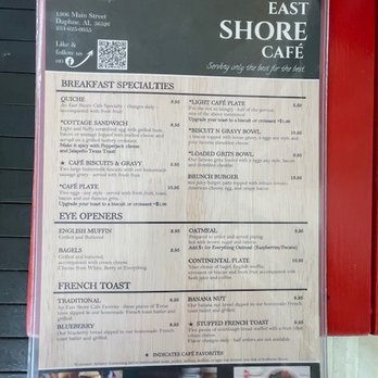 EAST SHORE CAFE - Updated December 2025 - 252 Photos & 211 Reviews ...