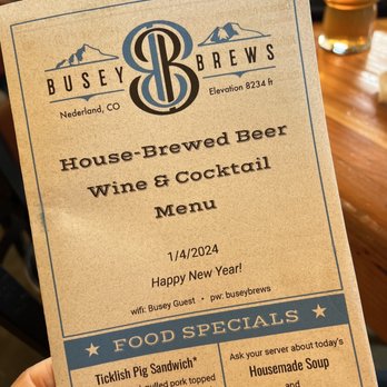 BUSEY BREWS - Updated December 2025 - 231 Photos & 225 Reviews - 70 E 1st St, Nederland ...