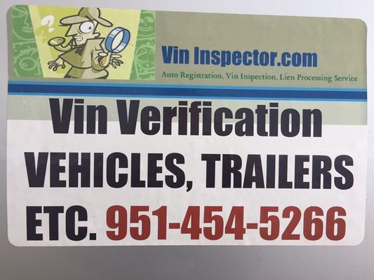 VIN INSPECTOR - Updated July 2025 - 10 Reviews - Corona, California ...