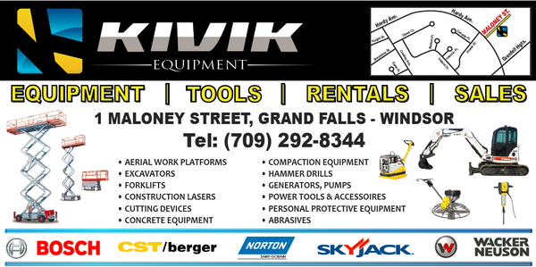 KIVIK EQUIPMENT - Updated May 2025 - 1 Maloney Street, Grand Falls ...
