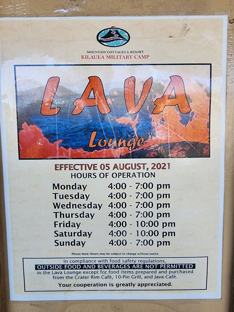 LAVA LOUNGE - Updated May 2026 - 47 Photos & 15 Reviews - Crater Rim ...