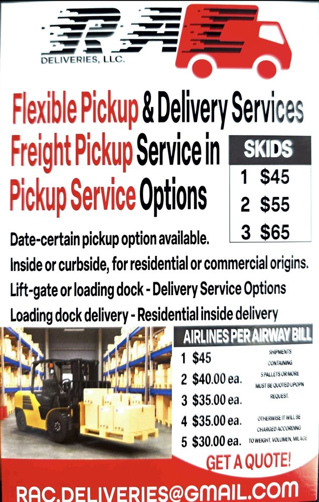 RAC.DELIVERIES - Updated November 2024 - 10 Photos - Doral Blvd ...