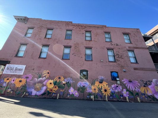 WILD ROSE MURAL - 115 N 6th St, Springfield, IL - Yelp