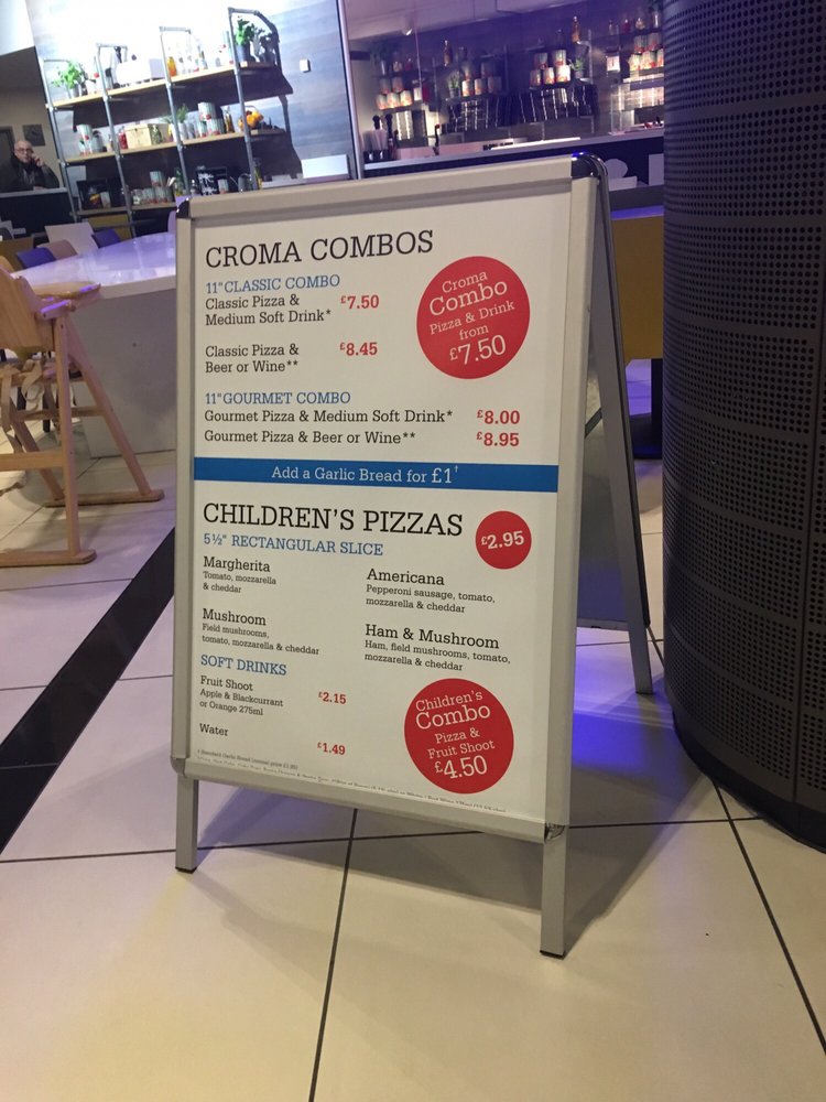 CROMA PIZZA POINT - Updated July 2024 - Odeon Cinema, Stretford ...