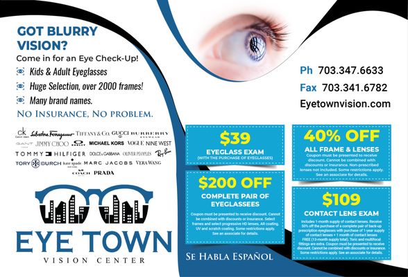 EYE TOWN VISION CENTER - EYE DOCTOR & OPTOMETRIST - Updated August 2025 ...