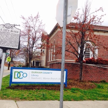 DURHAM COUNTY PUBLIC LIBRARY—STANFORD L. WARREN BRANCH - Updated July ...