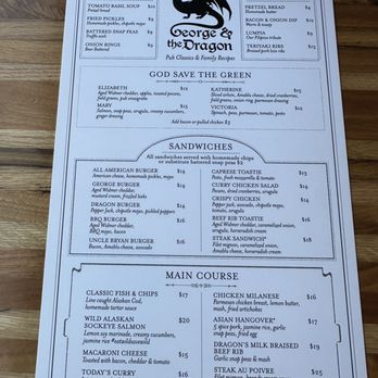 GEORGE & THE DRAGON - Updated August 2024 - 1007 Photos & 1163 Reviews ...