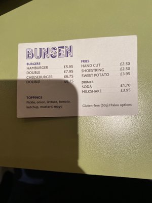 BUNSEN - 6-8 Hill Street, Belfast, United Kingdom - Burgers ...