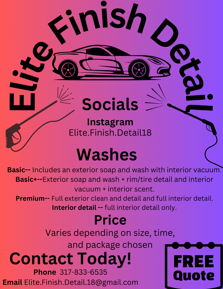 ELITE FINISH DETAIL - Updated May 2024 - Request a Quote - New ...