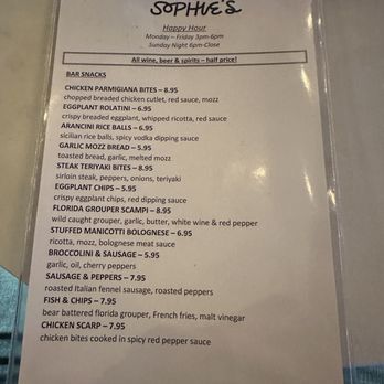 SOPHIE’S PIZZA BAR - Updated January 2025 - 88 Photos & 65 Reviews ...