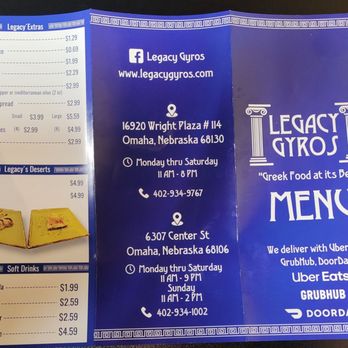 LEGACY GYROS - Updated September 2025 - 110 Photos & 202 Reviews ...