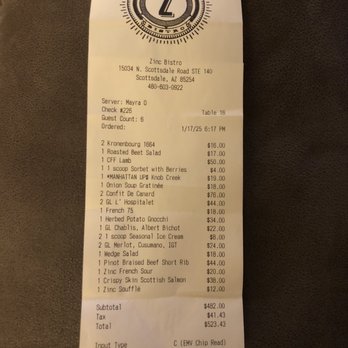 ZINC BISTRO - Updated June 2025 - 1368 Photos & 1009 Reviews - 15034 N ...