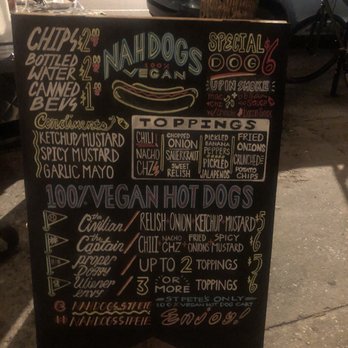 NAH DOGS VEGAN HOT DOG CART - Updated September 2025 - 19 Photos & 11 ...